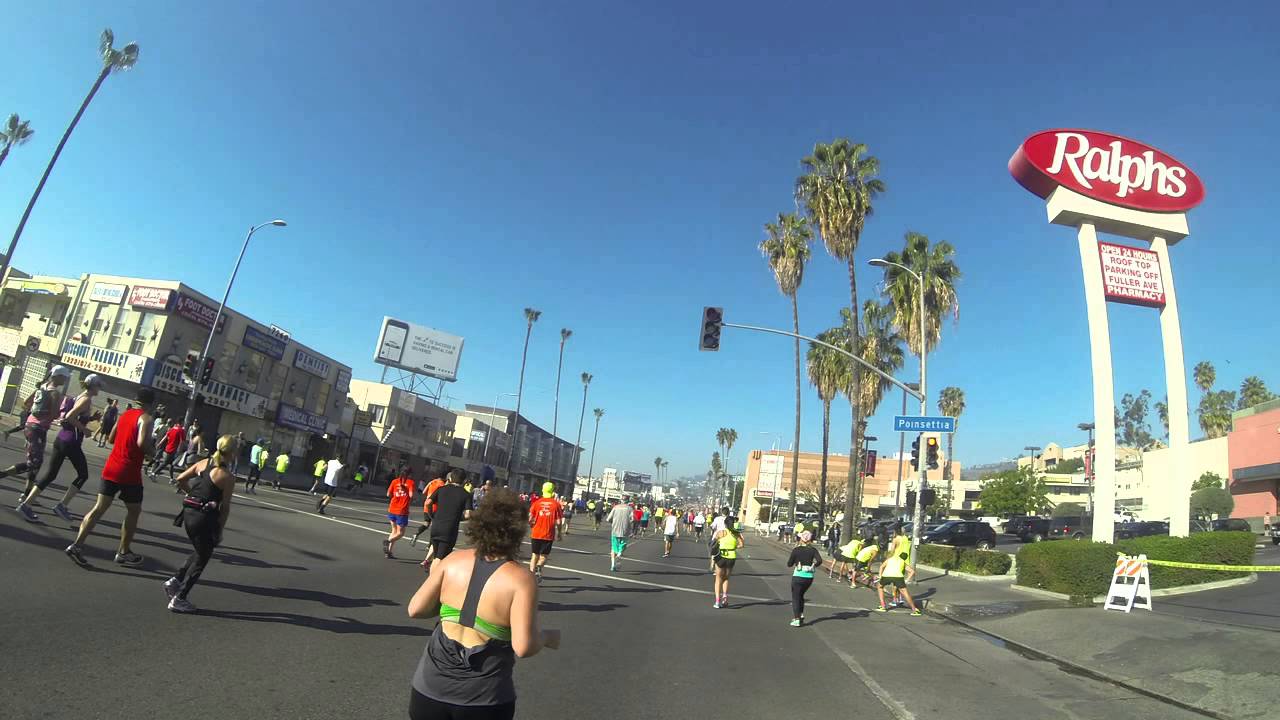 LA Marathon 2016 time lapse - YouTube