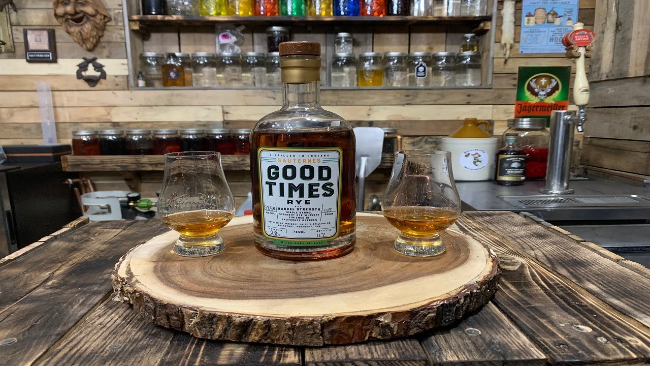 Good Times Rye Whiskey Finished in Sauternes Barrels Review - YouTube