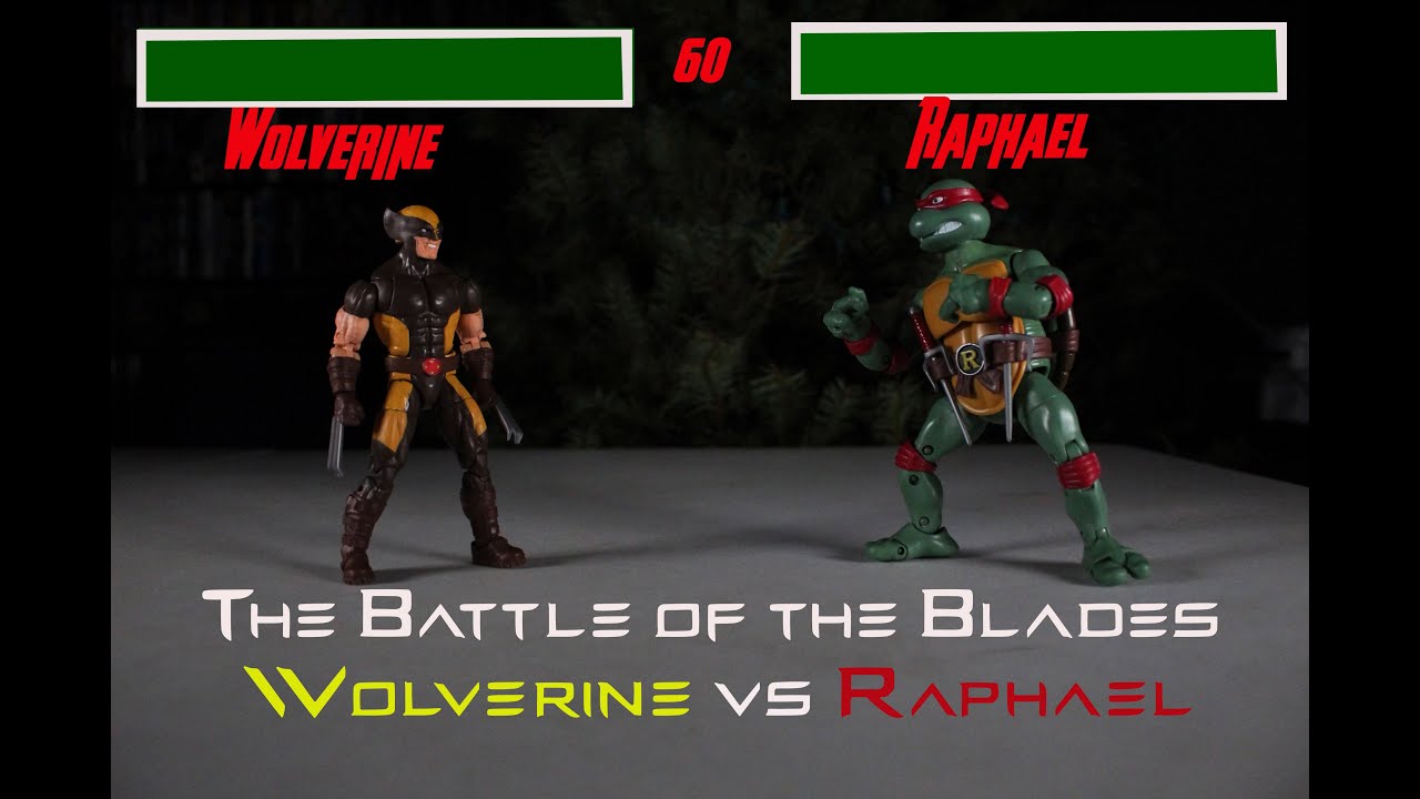 The Battle of the Blades, Wolverine vs Raphael - YouTube