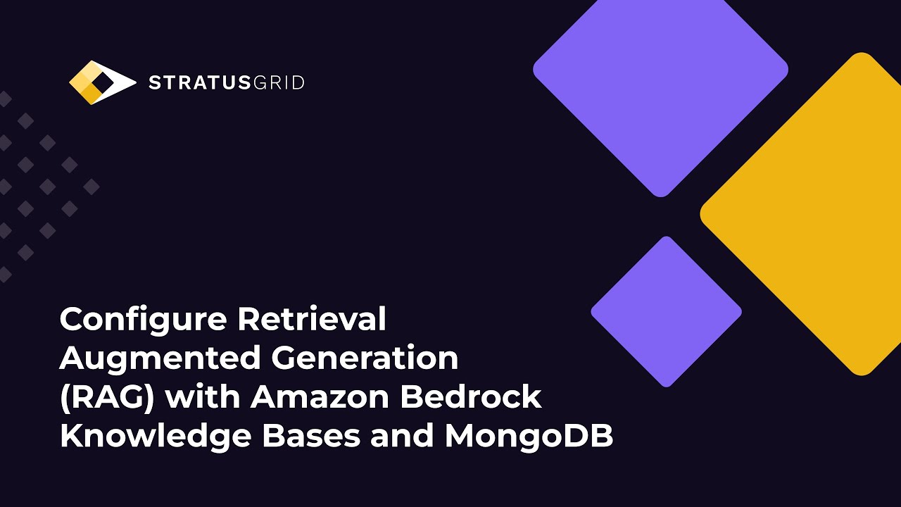 Configure Retrieval Augmented Generation (RAG) with Amazon Bedrock Knowledge Bases and MongoDB ...