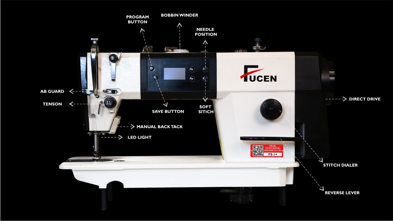 FS-1+ High Speed Direct Drive, Needle Positioning, Single Needle ...