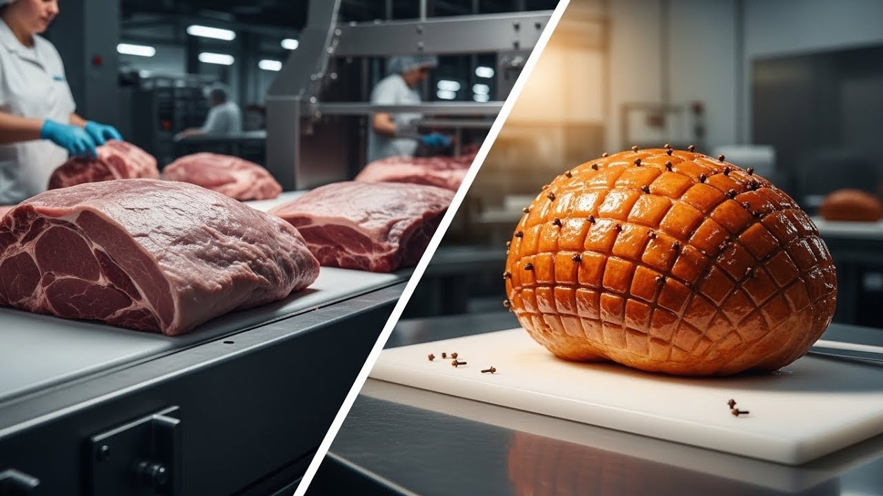 Inside the World’s Largest Glazed Ham Factory (Shocking Process) - YouTube