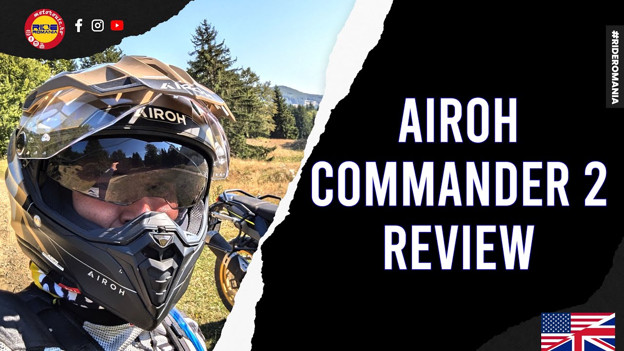 AIROH COMMANDER 2 FULL REVIEW AFTER ONE SEASON OF RIDING - YouTube
