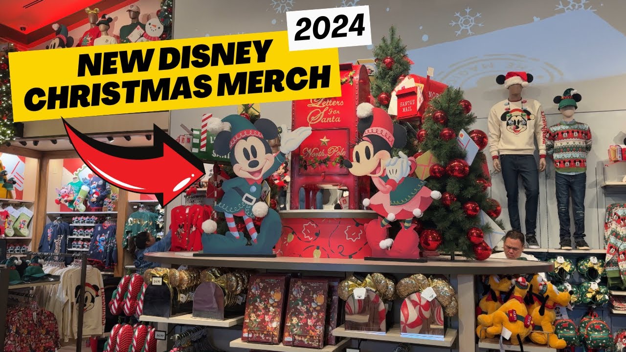 NEW Disney Christmas Merch 2024 - Disneyland Resort 2024 Christmas ...