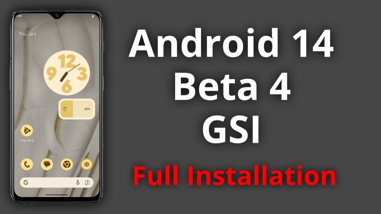Android 14 Beta 4 GSI ROM: Full Installation and Overview - YouTube