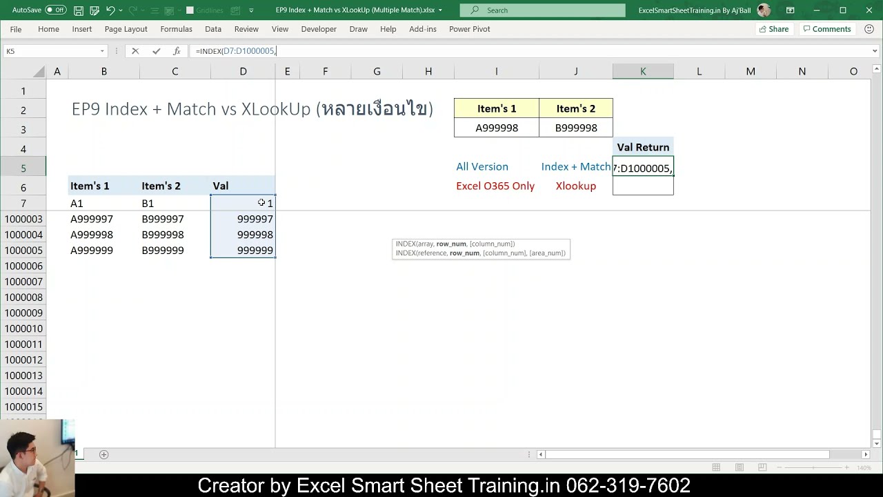 Hugcel EP9 Xlookup Vs Index Match 1 Hugcel EP9 Xlookup Vs Index Match 1