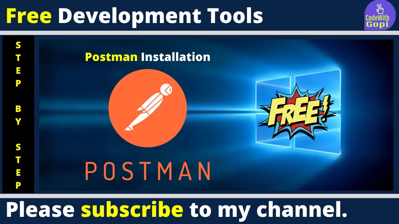 💻How to Download & Install Postman on Windows | Postman Tutorial for ...