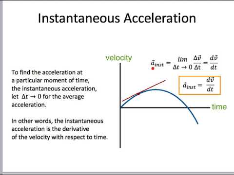 Kinematics 3 acceleration genp - YouTube