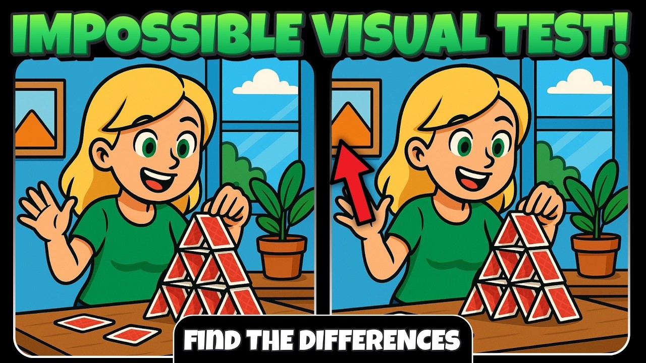 SPOT THE DIFFERENCE : Only 1% Find All 6 Puzzles. - YouTube