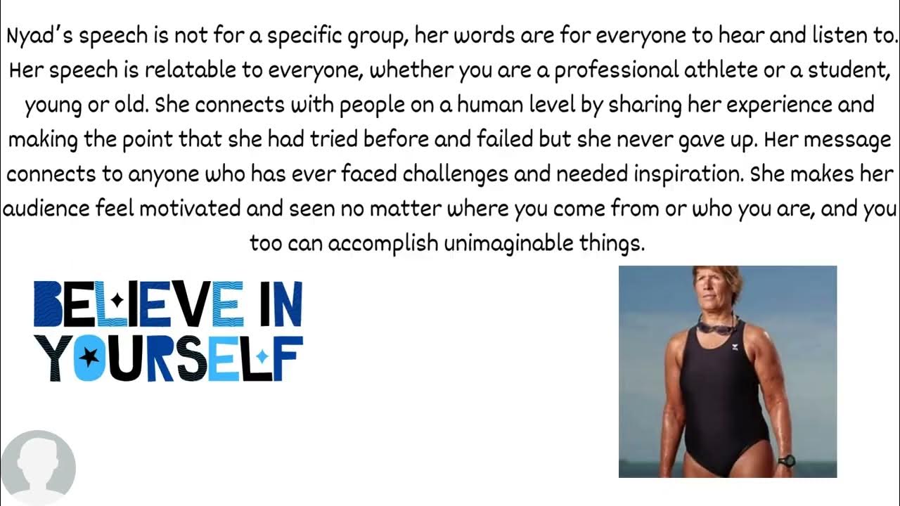 Rhetorical Context with Diana Nyad's Ted Talk - YouTube