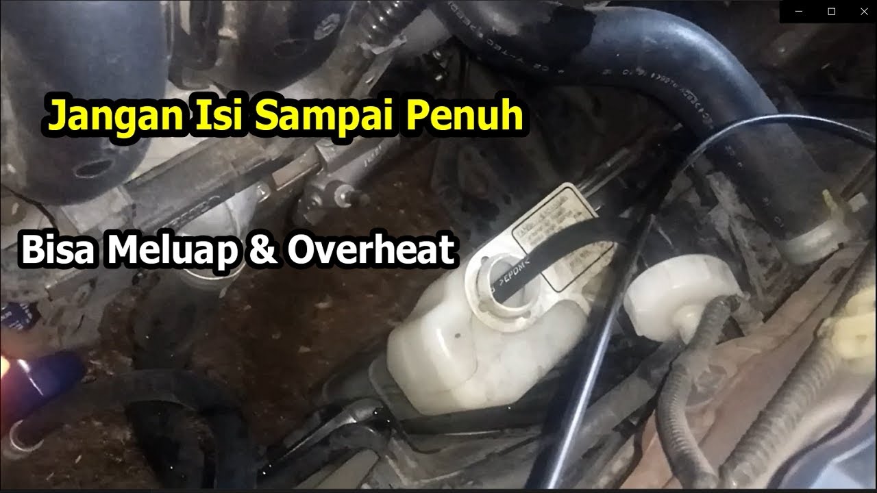 Cara Menambah Air Radiator Mobil Honda BRV JAZZ BRIO MOBILIO - YouTube