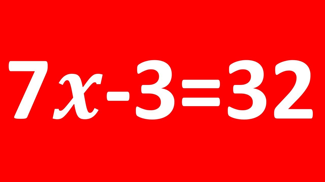 How to solve two steps equation | 2 step equation | Solve multistep equation - YouTube