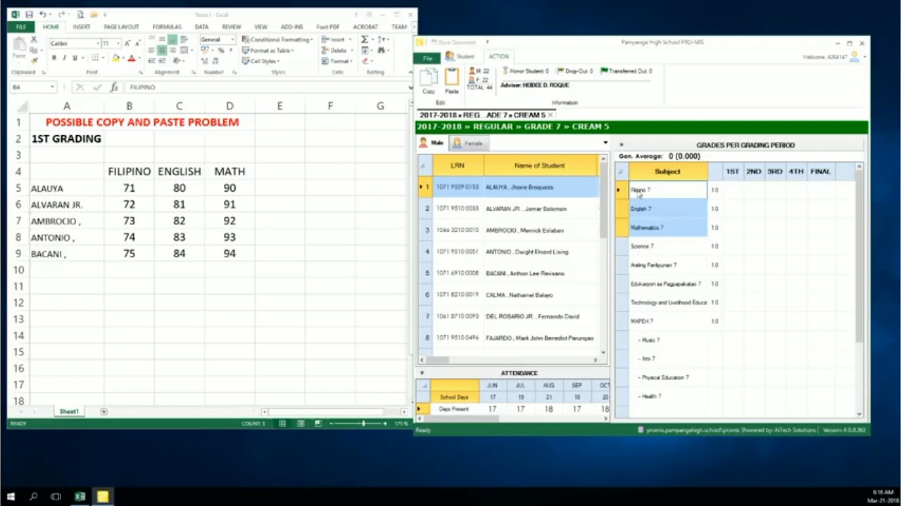 Microsoft Excel Copy and Paste Problem how to fix it | Michael Cordova ...