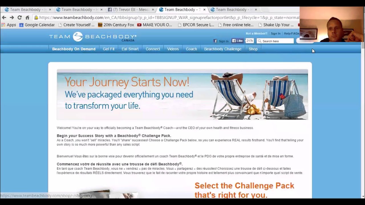 Sign Up BeachBody Coach Process Tutorial - YouTube