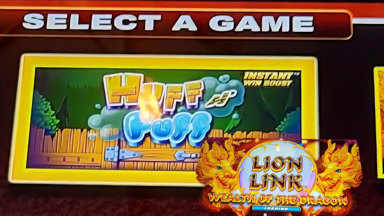 HUFF AND PUFF VS LION LINK BONUSES - YouTube