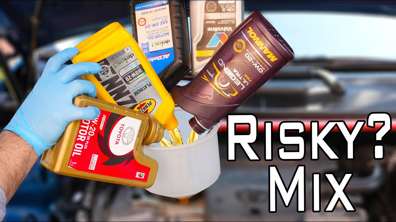 What Happens When You Mix 5 Engine Oils? - YouTube