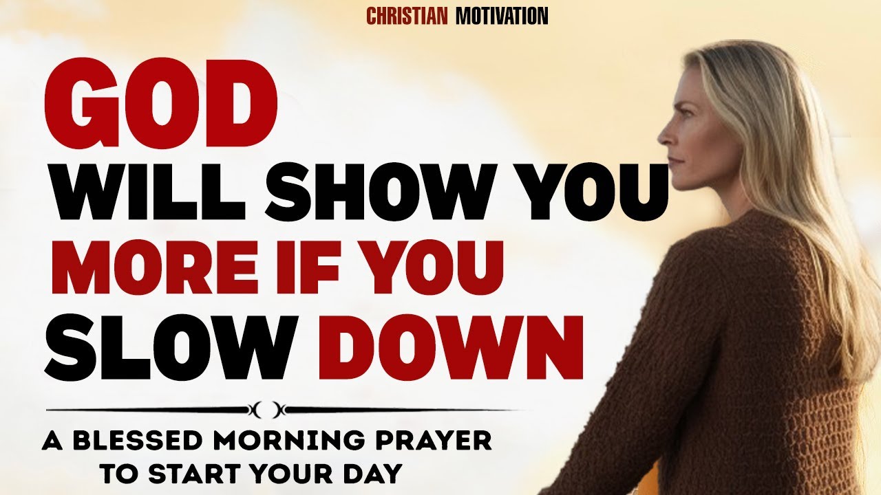 STOP WORRYING AND TRUST God Will Show You More if You Slow Down ...