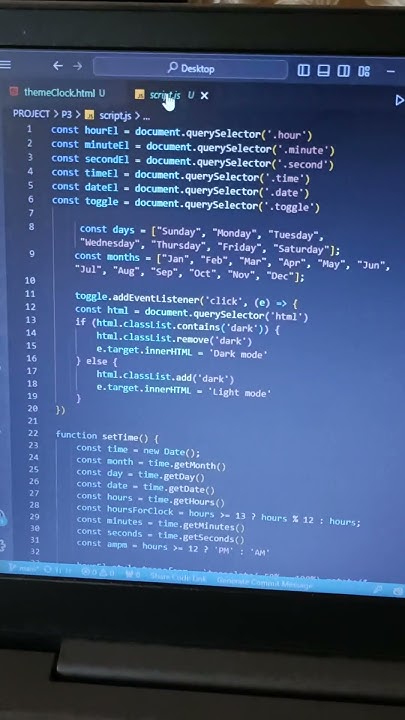 Day 14 Digital Clock Project In Javascript Language Cr7 Coding Htmlcssjs Programming