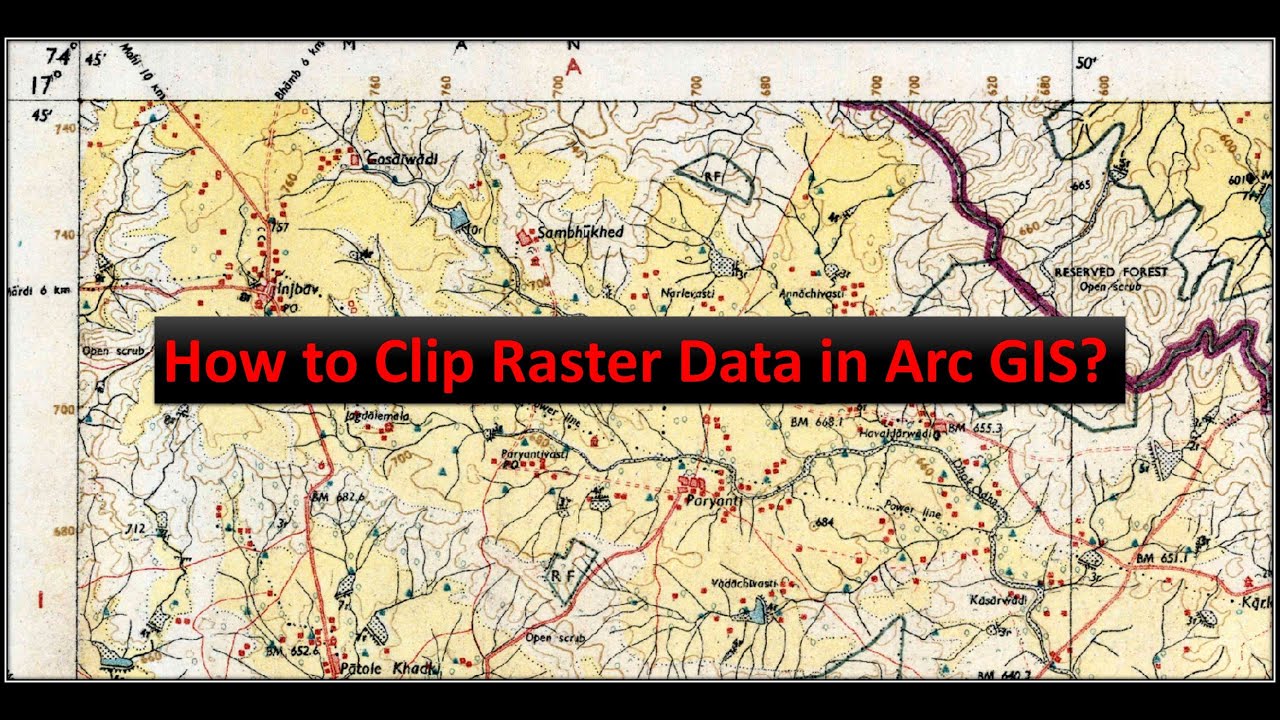#How to Clip Raster Data/Image?# Clip Area of Interest# Project Area ...