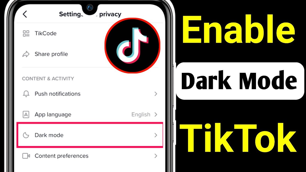 How To Get Dark Mode On TikTok Android New Update 2022 How To How To Get Dark Mode On TikTok Android New Update 2022 How To