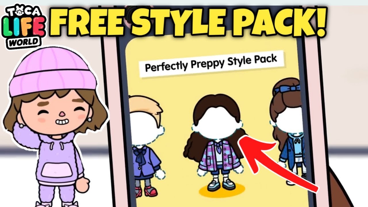 *Free Preppy Style Pack!* Toca Boca Free Code - Toca Life World Free ...