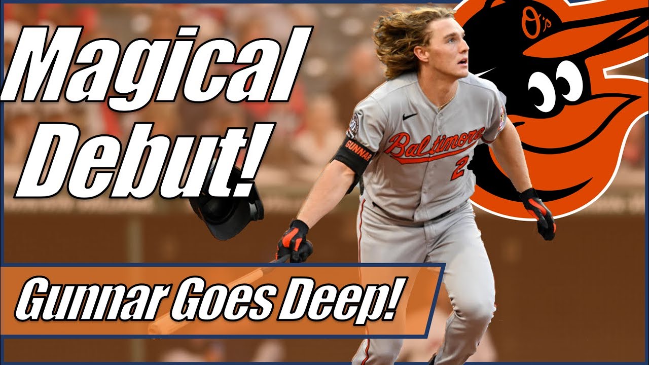 Gunnar Henderson's Magical Orioles Debut! First Hit Home Run Nuke ...