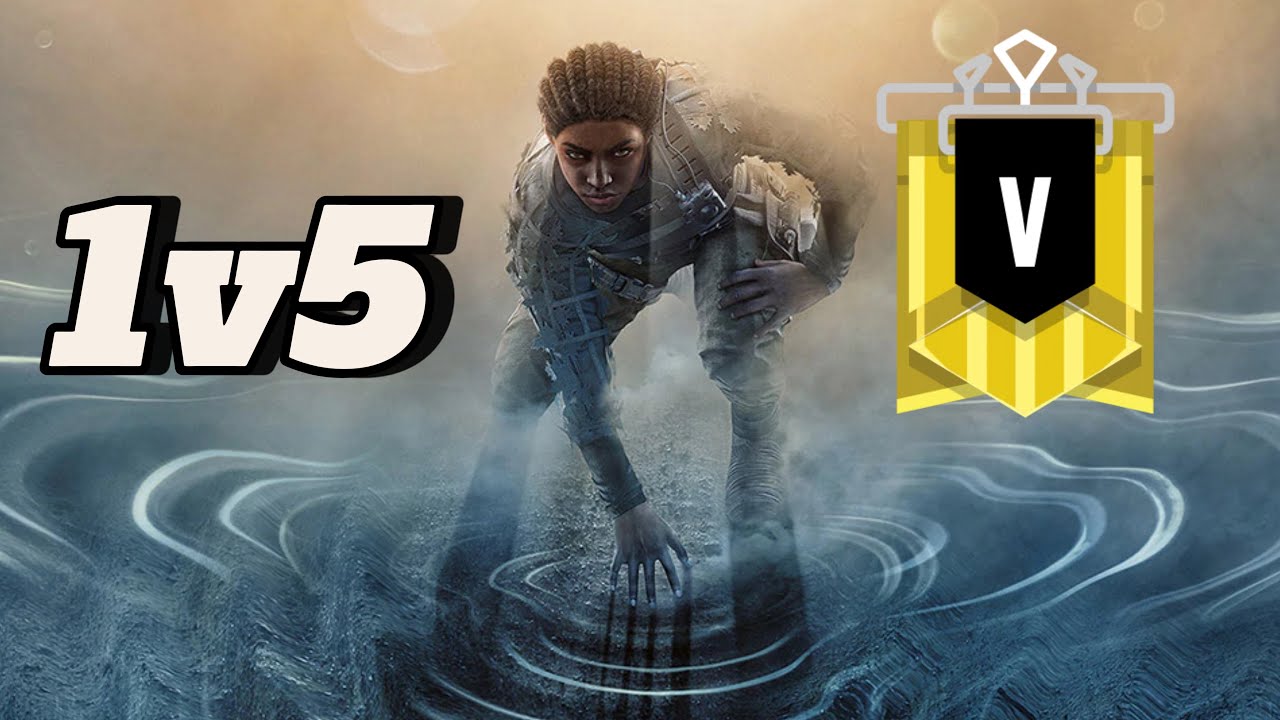Insane Melusi match point 1v5 clutch 🤯| Tom Clancy Rainbow six siege ...