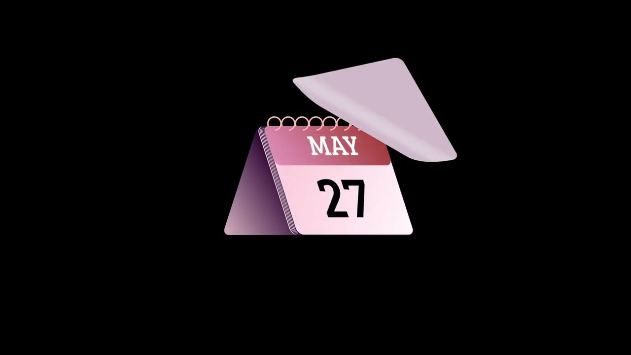 Calendar | #animation #anime #motion - YouTube