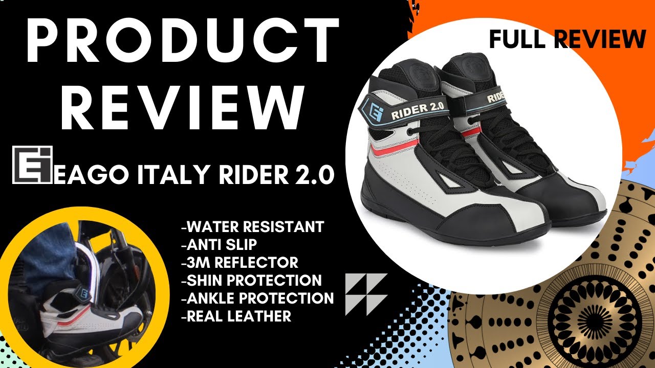Eago Italy Rider 2.0 Bike Shoes review - YouTube