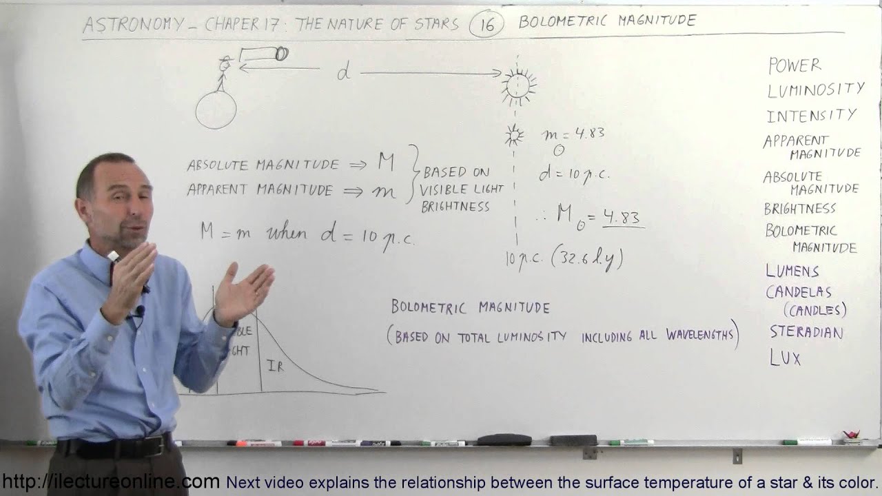 Astronomy - Ch. 17: The Nature of Stars (16 of 37) What is Bolometric ...
