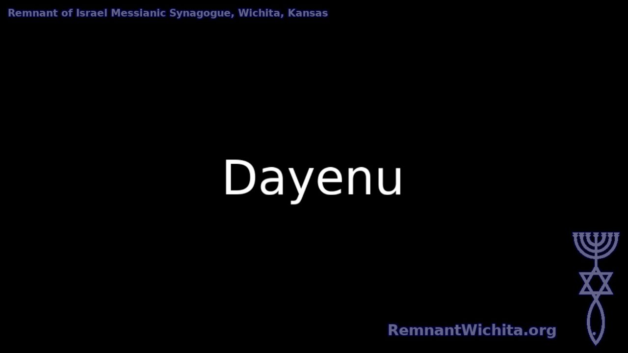 Songs for Passover: Dayenu - YouTube