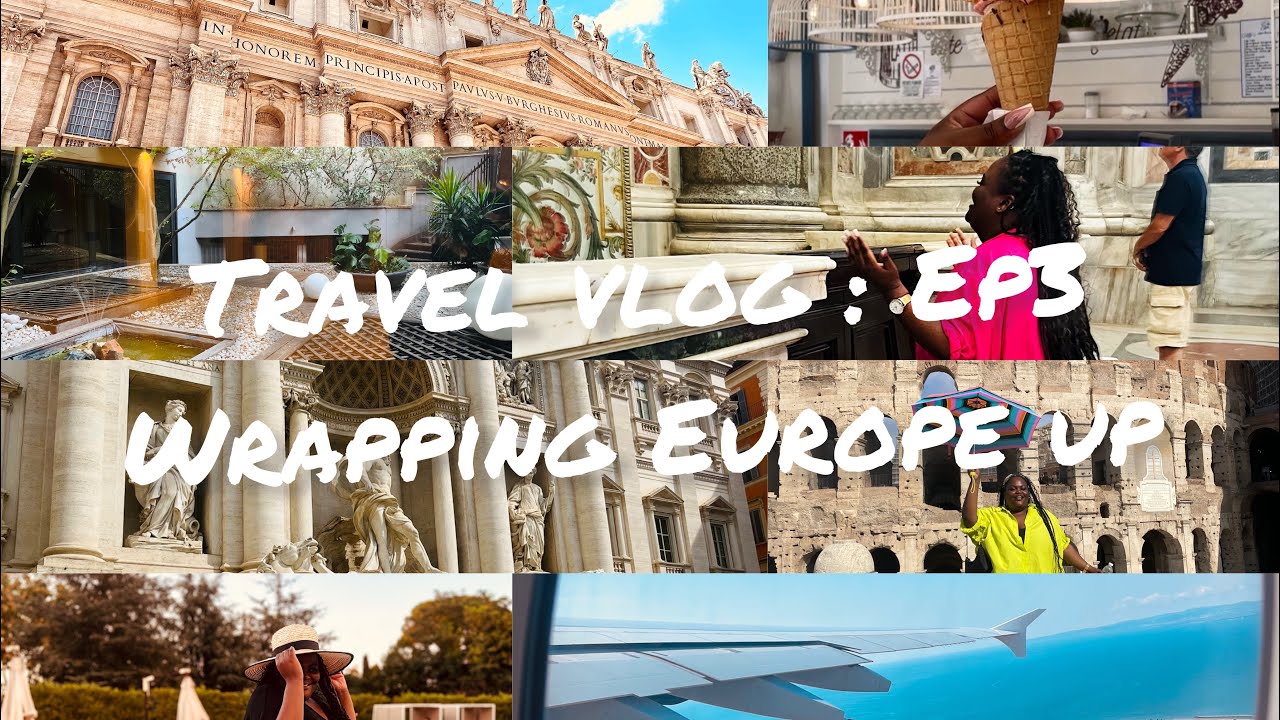 Travel vlog diaries : Ep3 | Wrapping up Europe | Trevi Fountain ...