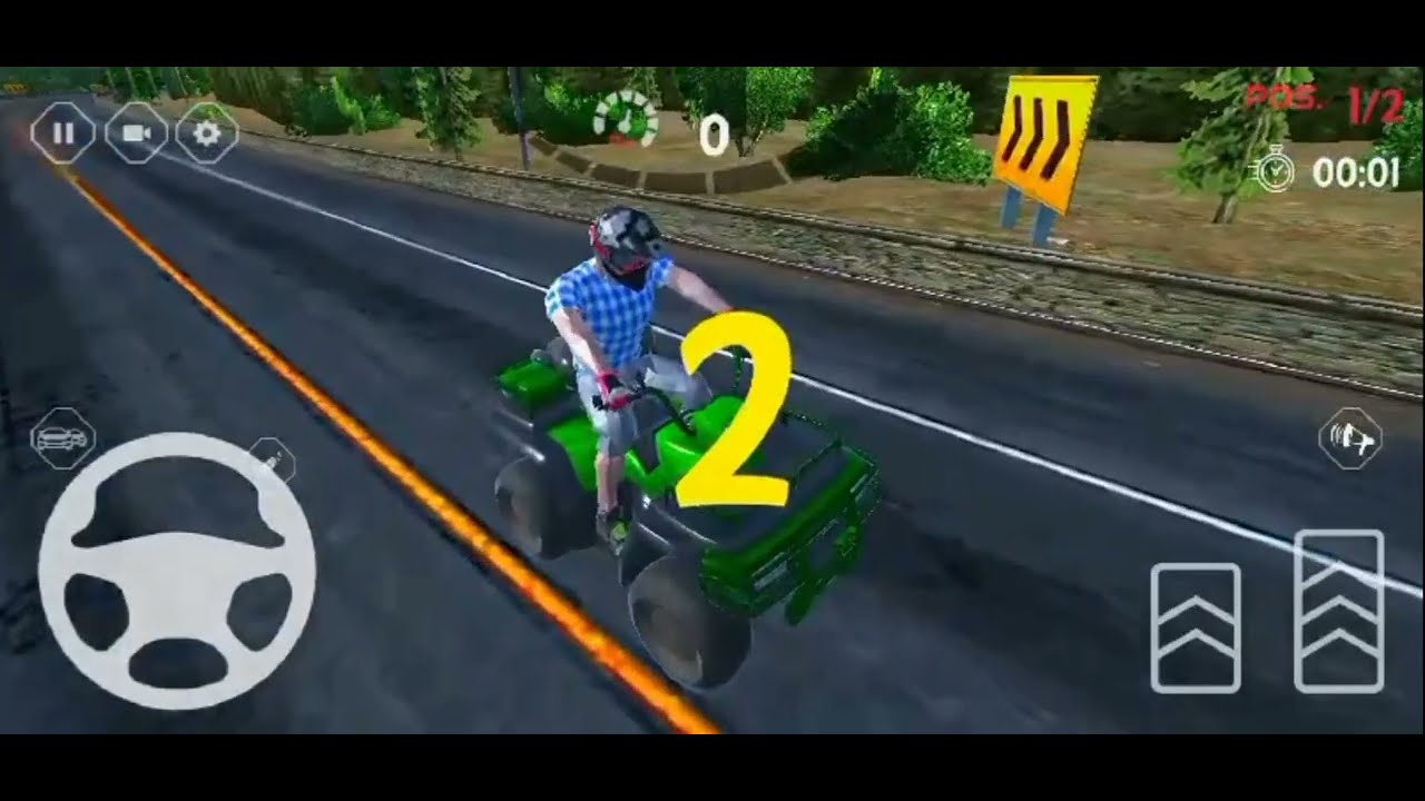 Quad Bike Racing multiplayer game for android || new track game video ...