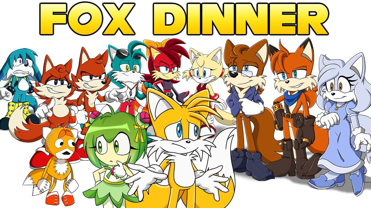 EVERY FOX?! - Tails Hosts FOX DINNER - Q&A with Every Single Fox - LIVE ...