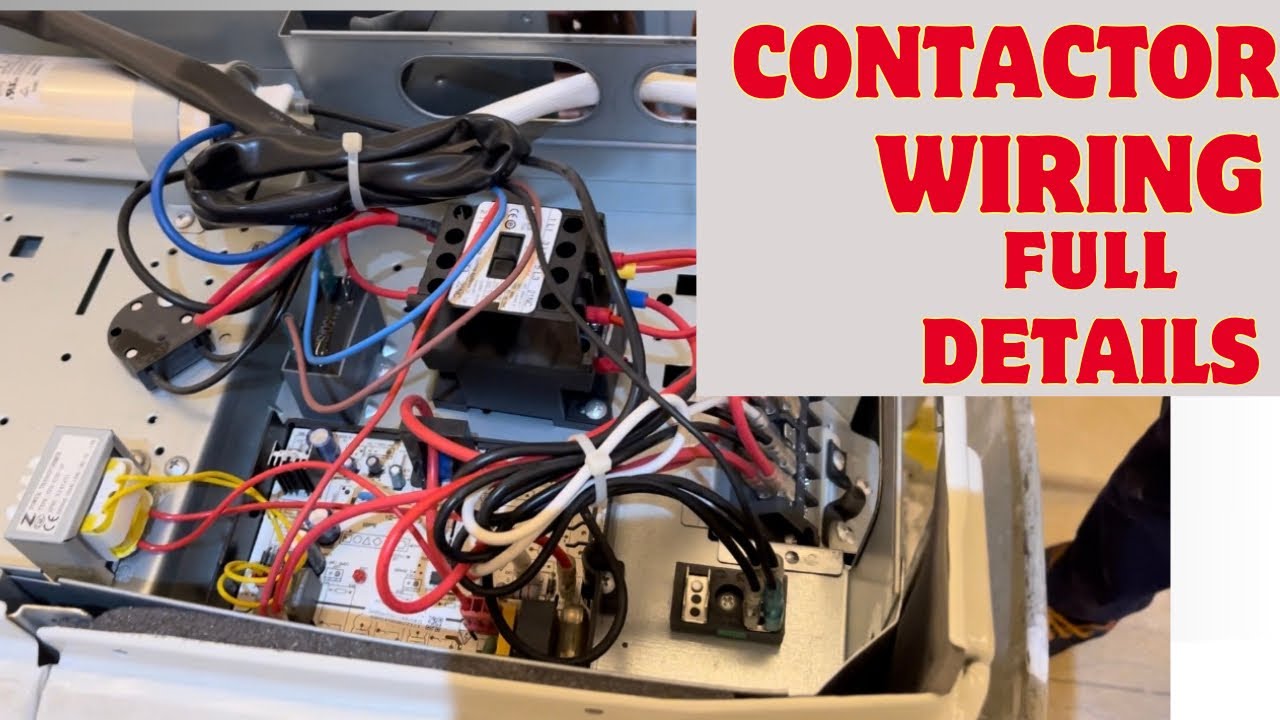 Split Ac Outdoor Wiring With Contactor | Split Ac Contactor Wiring ...