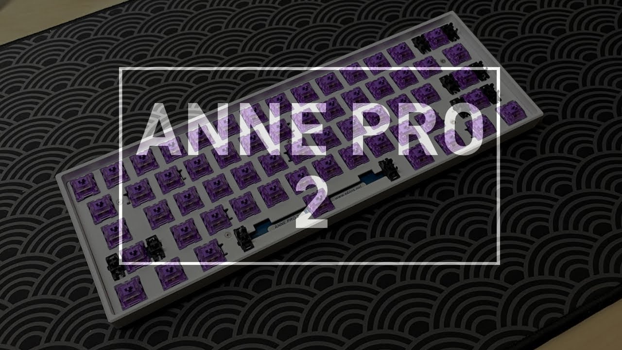 Anne Pro 2 Mod | Akko CS Lavender Switch | Typing Sound Test - YouTube