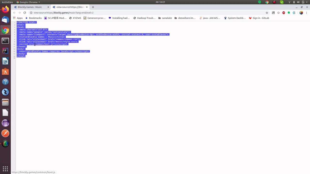 Blockly games - music - Part 1 - YouTube