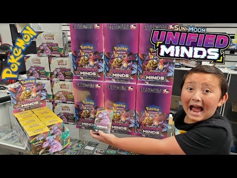 NEW POKEMON CARDS ARE HERE! UNIFIED MINDS PRERELEASE BOX OPENING! BUILD ...
