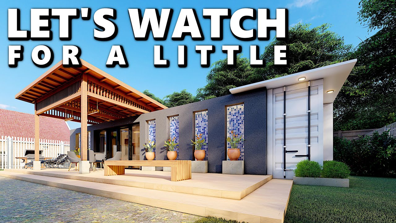 THIS AMAZING 40 FT SHIPPING CONTAINER HOME DESIGN - CAN HANG OUT WITH ...