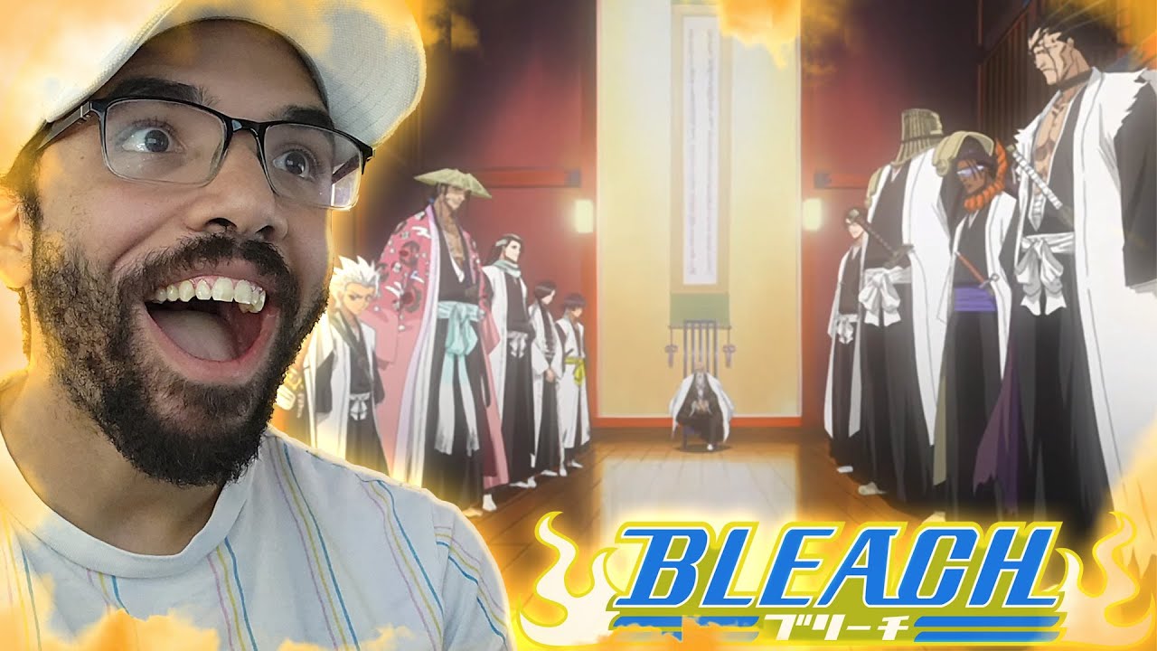 MEETING ALL 13 CAPTAINS! | Bleach REACTION Episode 23 & 24 - YouTube