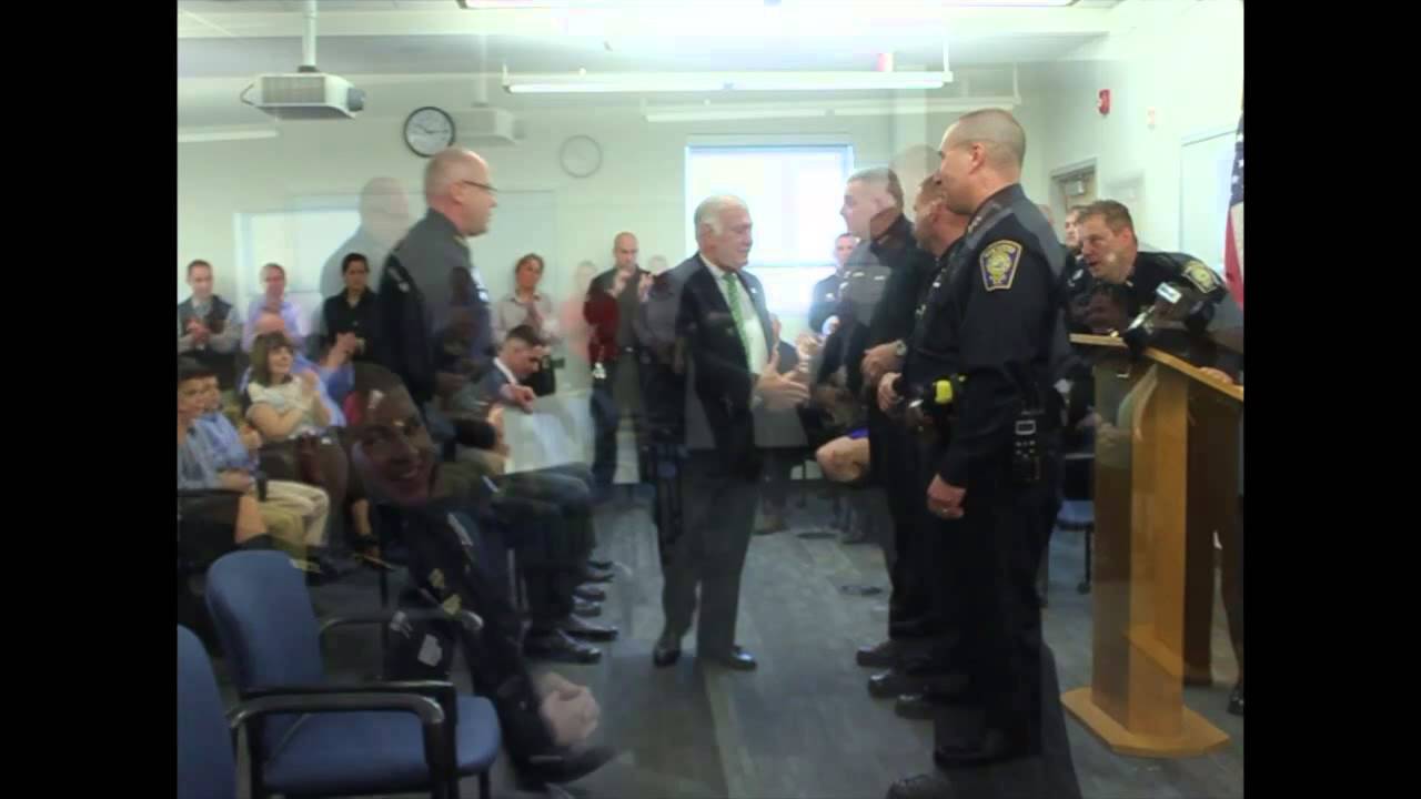 Manchester NH Police Swearing In/Promotion, Remarks by Chief - YouTube