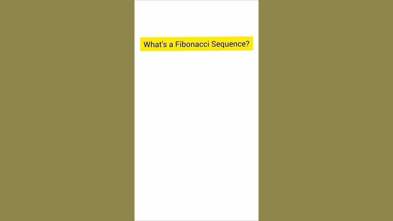 Fibonacci Sequence #shorts #shortvideo #maths - YouTube