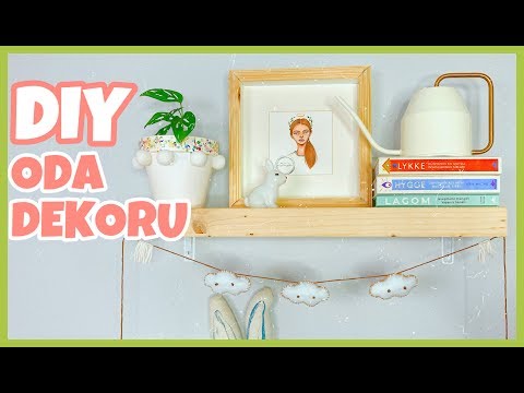 EVDEKİ MALZEMELERLE ODA DEKORU DIY