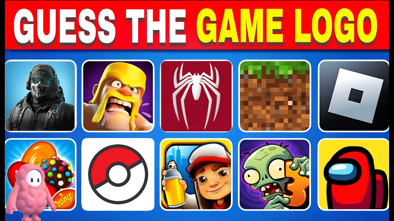 🎮 Guess the Game Logo | 5 Levels Quiz (Rookie → Superstar) - YouTube