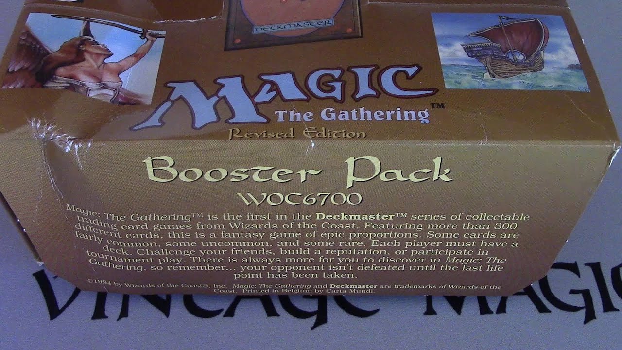 Revised Booster 16 box 2 Opened! MTG Magic the Gathering! Openboosters ...