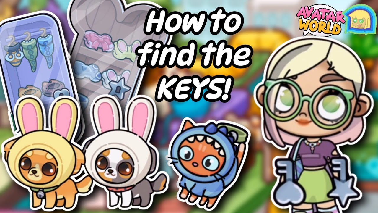 Where to Find the PET SHOP KEYS! (Avatar World gameplay with Everyone's ...