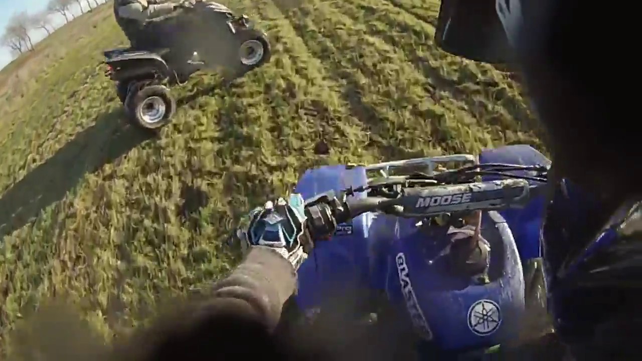 Yamaha Blaster 200 vs Yamaha Raptor 350 ....going off road - YouTube