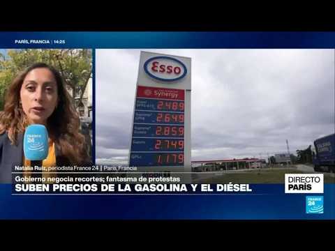Directo París y el aumento en los precios de la gasolina y el diésel