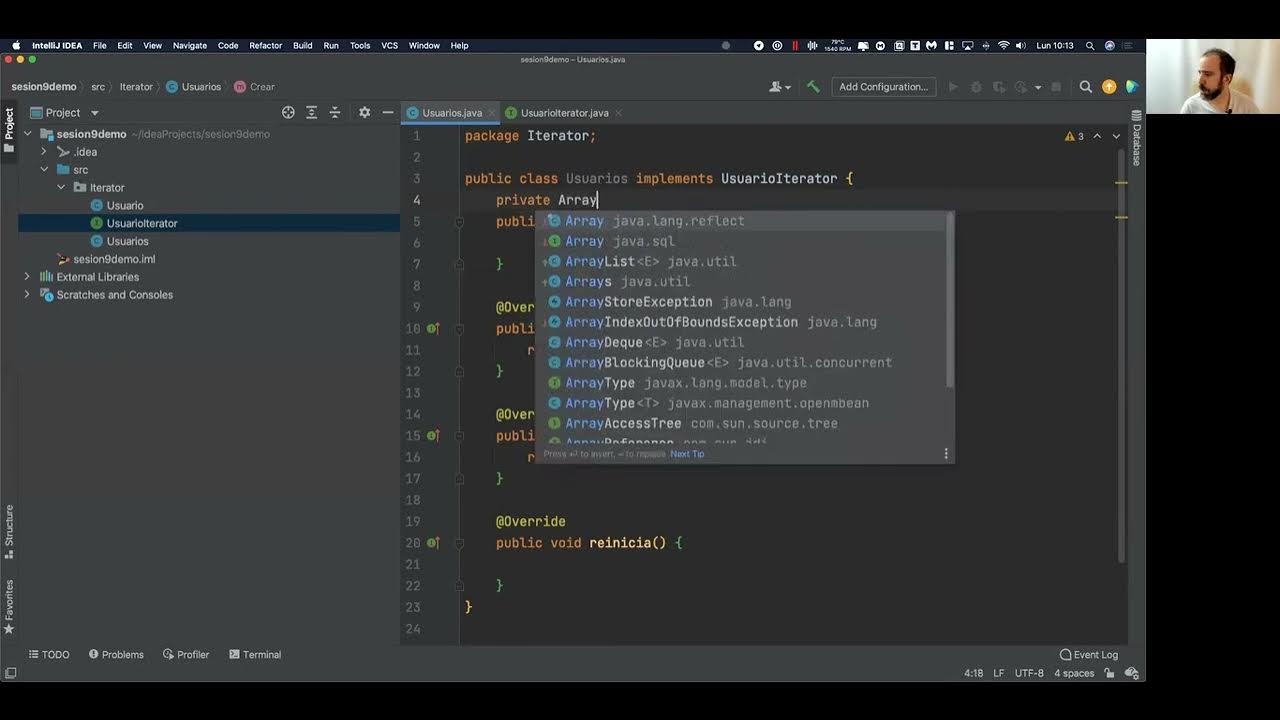 Curso Java Avanzado - Sesión 9 - OpenBootcamp - YouTube