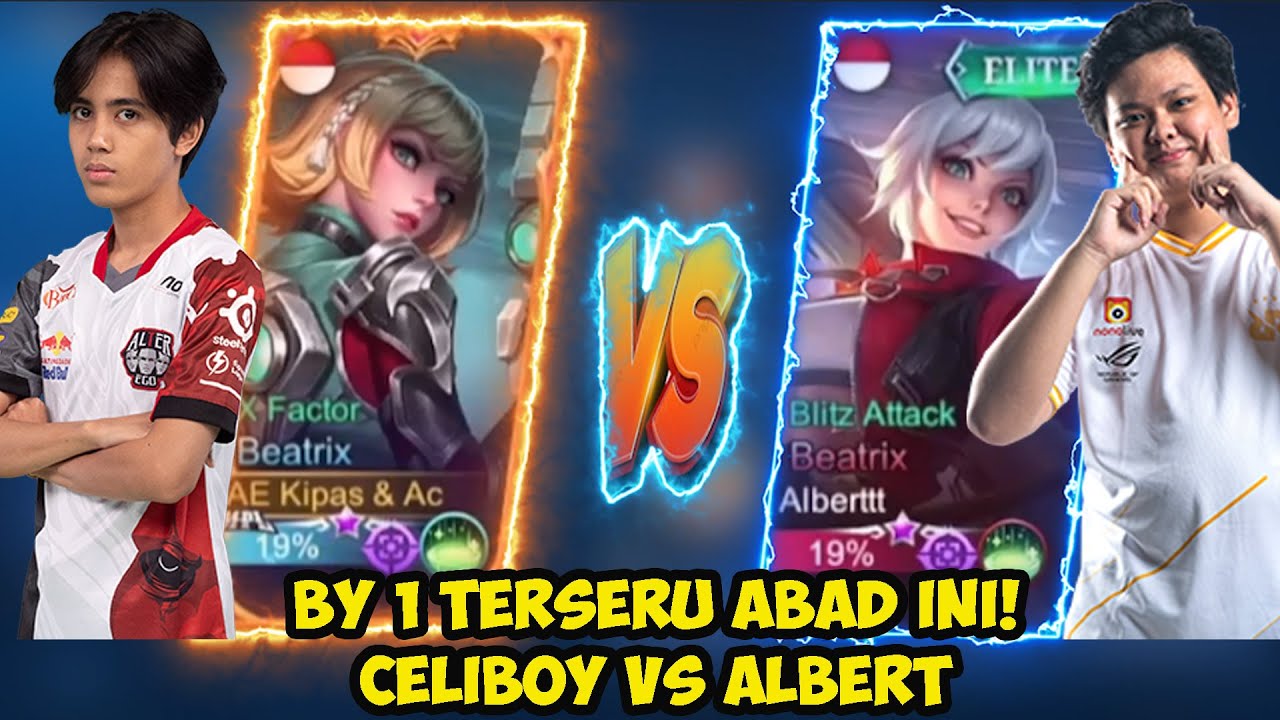 BY 1 PRO PLAYER ALBERT VS CELIBOY ADU MEKANIK HERO BEATRIX DAN CHOU ...